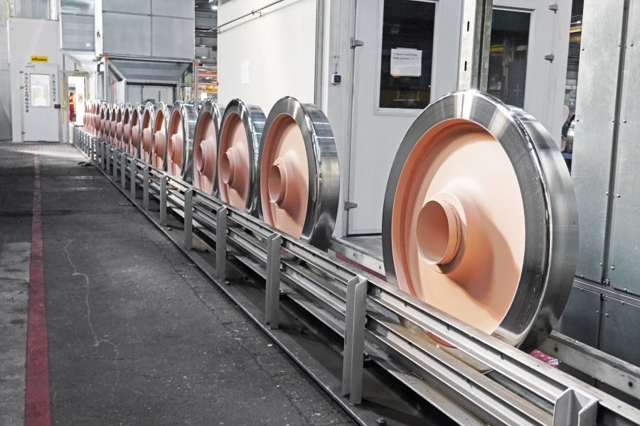 Resource-Saving Coating Technology for Rail Vehicle Wheels | PCI Magazine