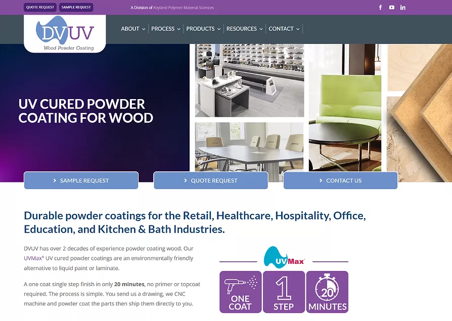 DVUV Launches Redesigned Website Focused on UV Powder Coating for Wood ...