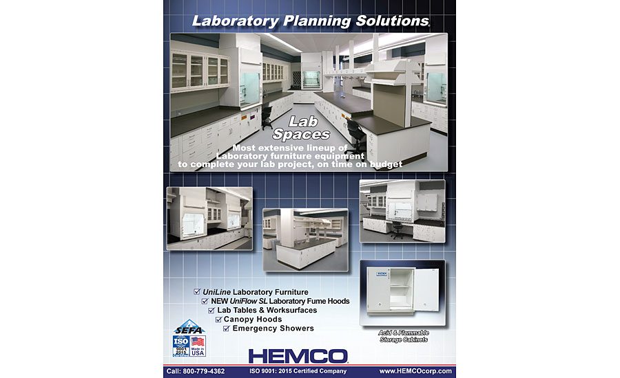 Laboratory Solutions Brochure from HEMCO Corp. | 2021-09-01 | PCI Magazine